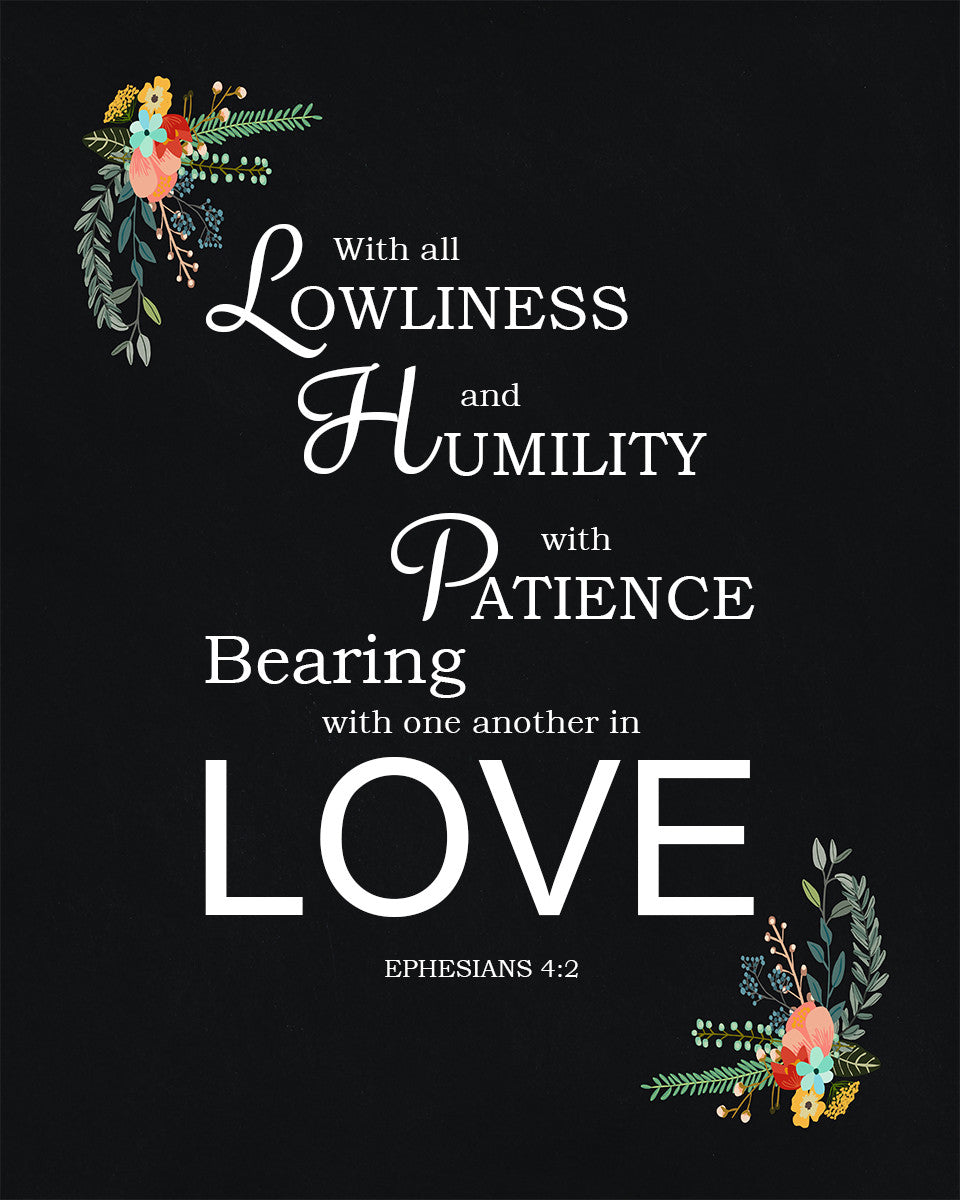 Ephesians 4:2 Bearing with One Another - Free Bible Art Downloads ...