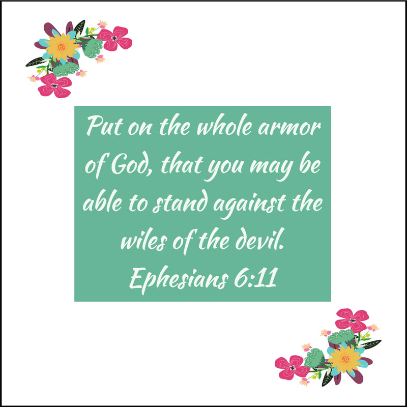 Ephesians 6:11 - Put on the Armor of God - Free Art Download - Bible ...