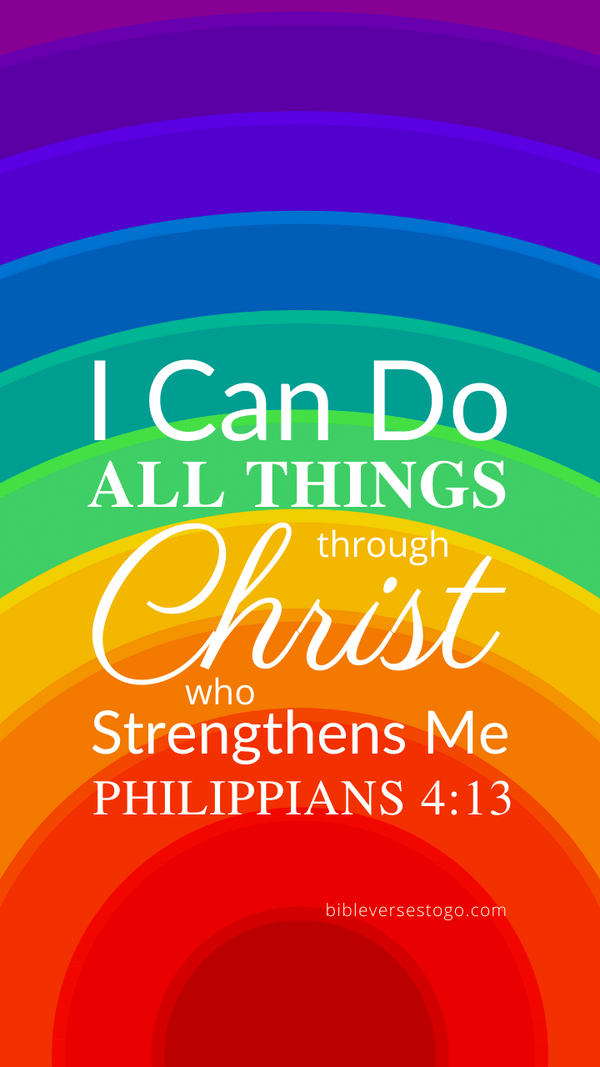 Rainbow Bible Verse Wallpaper - Bible Verses To Go