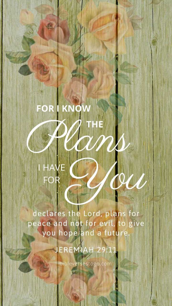 Rosewood Jer 29 11 Bible Verses To Go